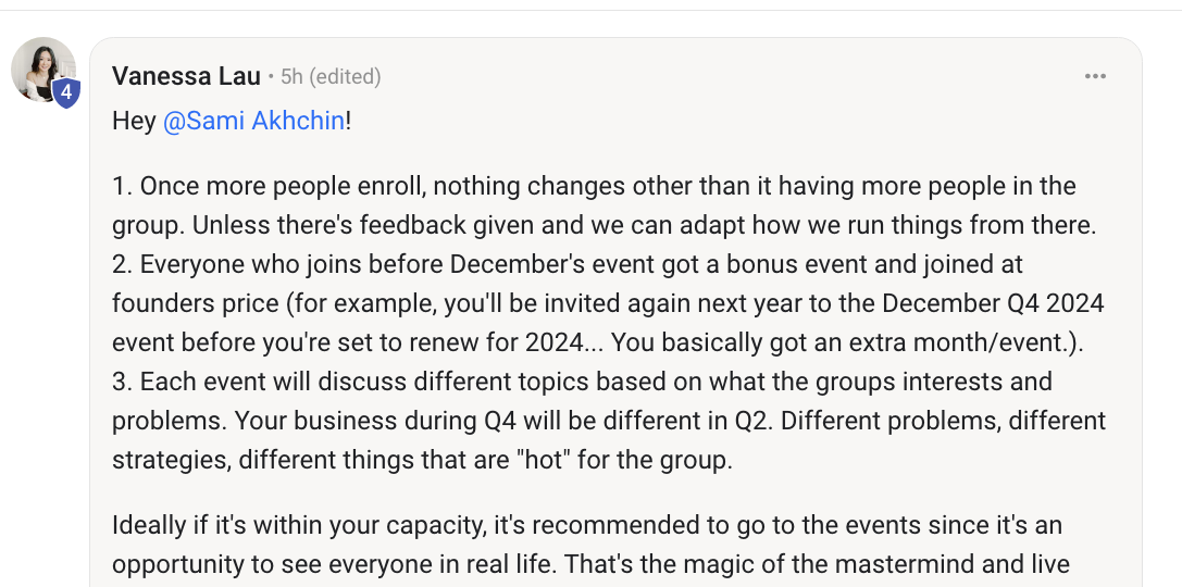 Is There A Way To Create Spaces In Between Bullet Points Skool Community
