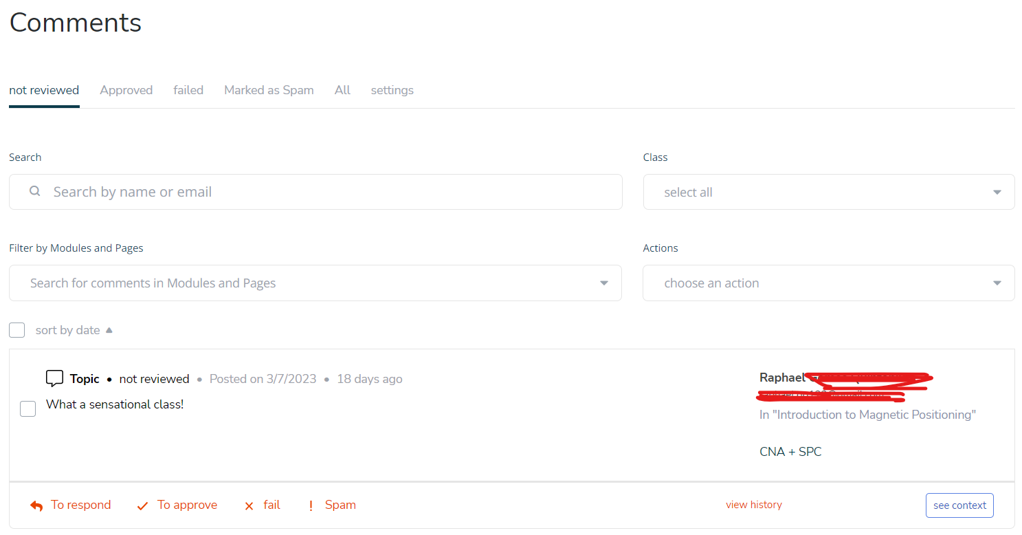 Comment Section + Dashboard · Skool Community