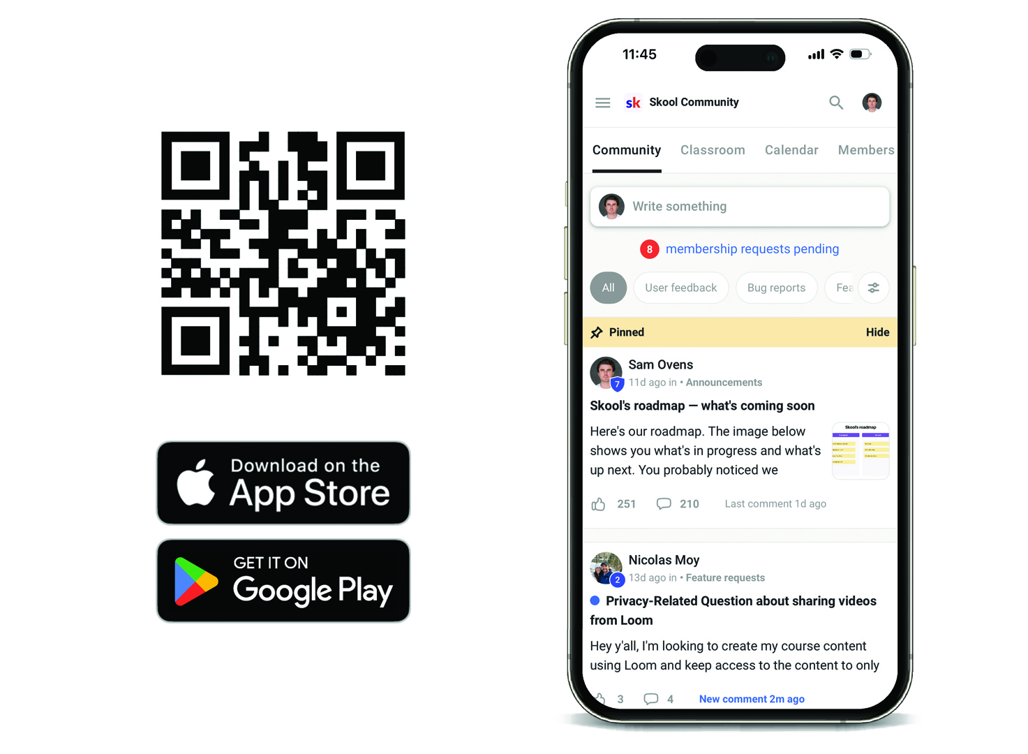 Skool Has Ios And Android Apps · Skool Community 