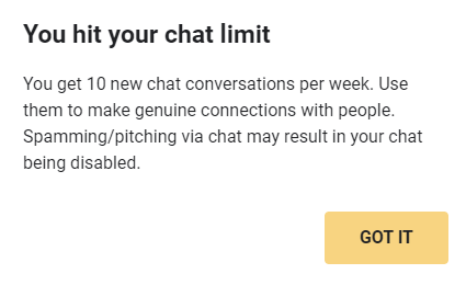 Limit on Chat Conversations on Skool · YouTube Thought Leaders