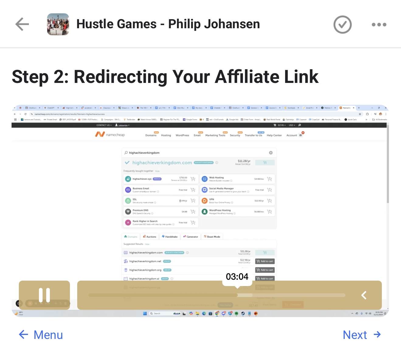 Stuck on this part · Hustle Games - Philip Johansen