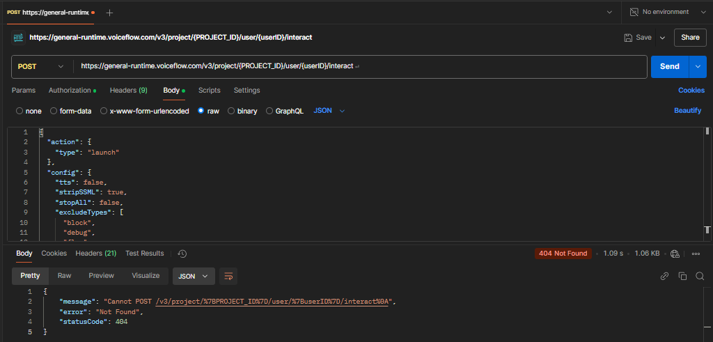 Voiceflow API issue · Brendan's AI Community