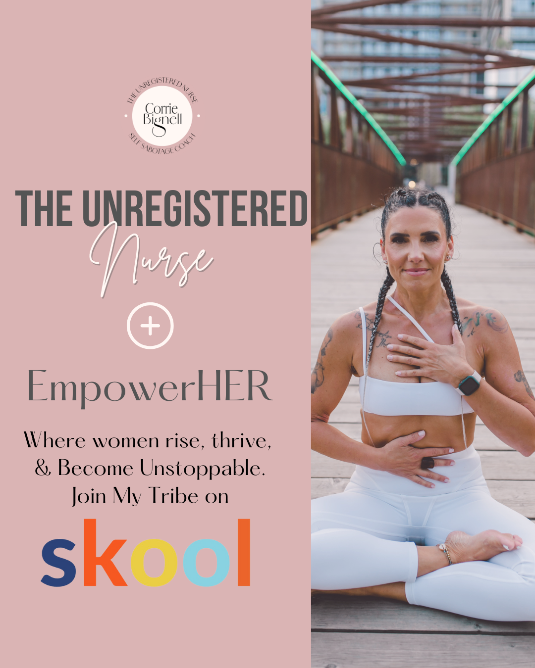 Corrie's 'EmpowerHer' group is LIVE NOW!! · Skool For Coaches