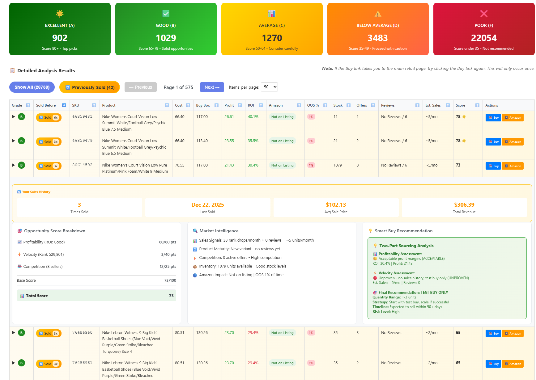 NEW FEATURE: Order History Matching in the Analyzer! · MarketFoundry