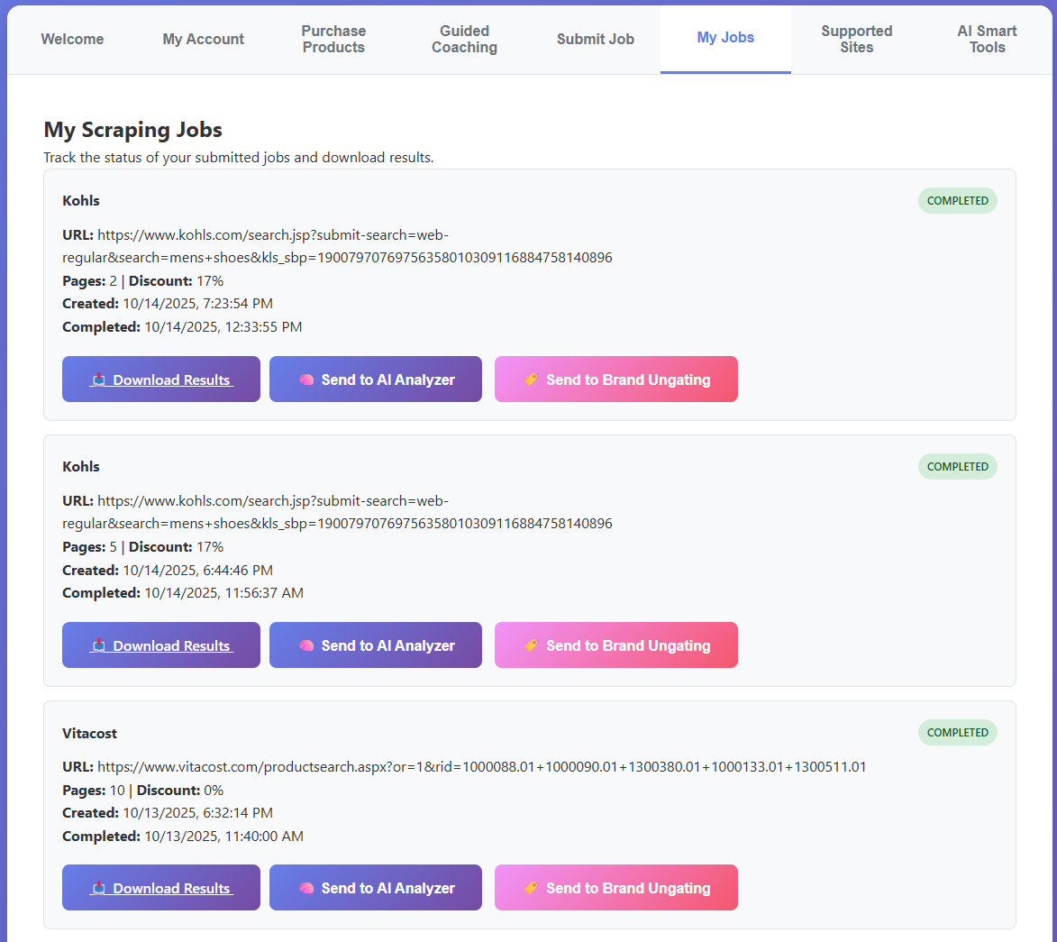 New Feature - Send to AI Smart Analyzer and AI Brand Analyzer Automatically · Amazon Anywhere ...