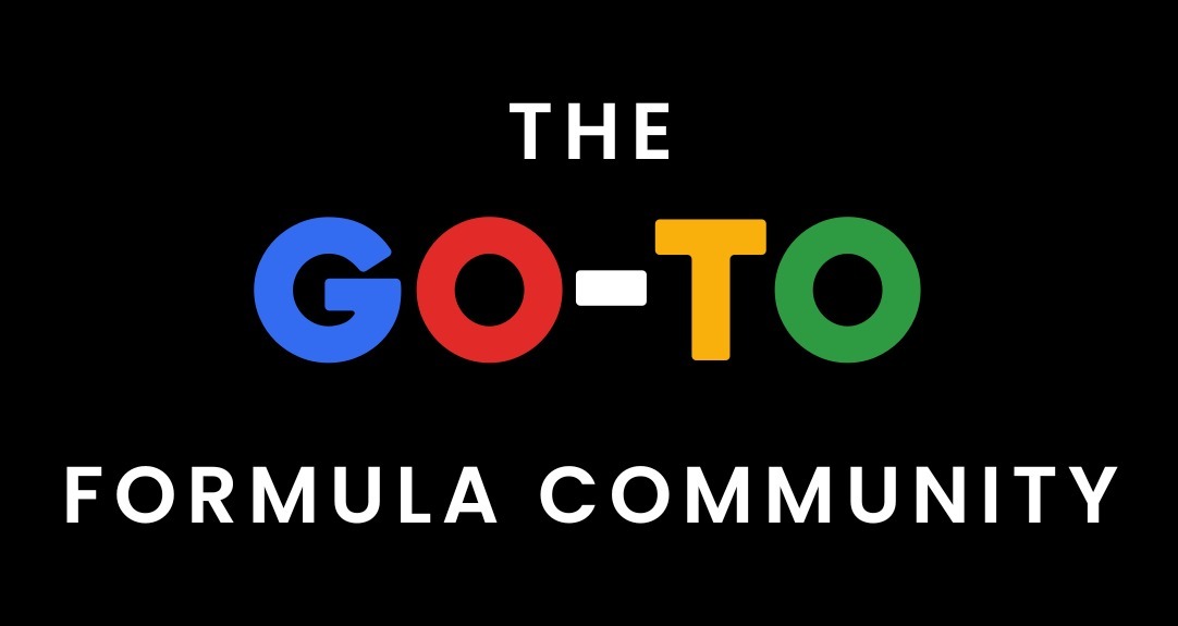 The Go-To Formula Community