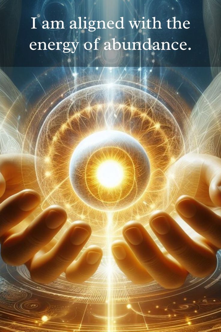 Today’s affirmation: 'I align with the frequency of abundance.' How ...