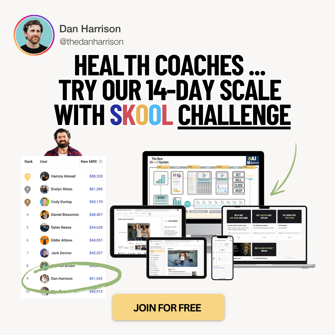 14 Day Scale With Skool Challenge starts on Friday... (ACTION REQUIRED ...