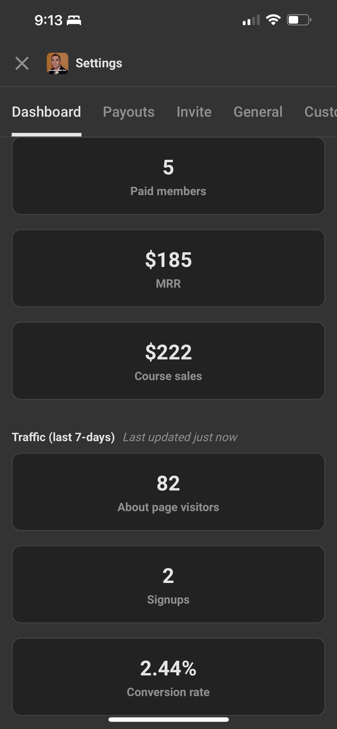 Update: · Creator Kashflow Circle