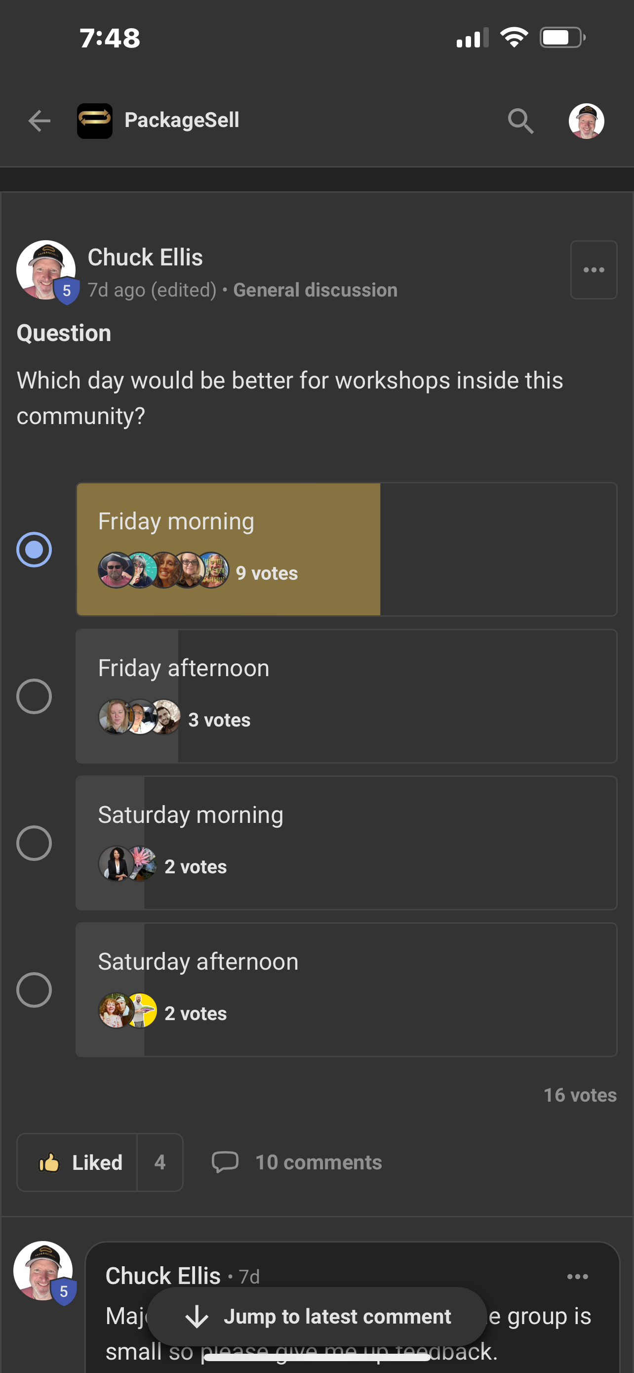 The results are in! 🎉🎉 · Creator Kashflow Circle