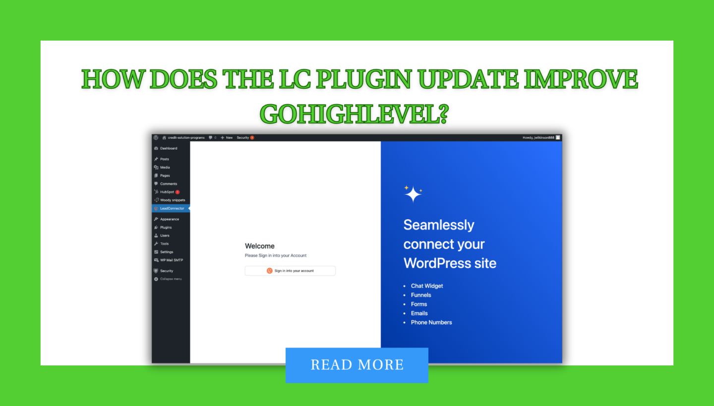 How Does the LC Plugin Update Improve GoHighLevel? - GHL (GoHighLevel ...