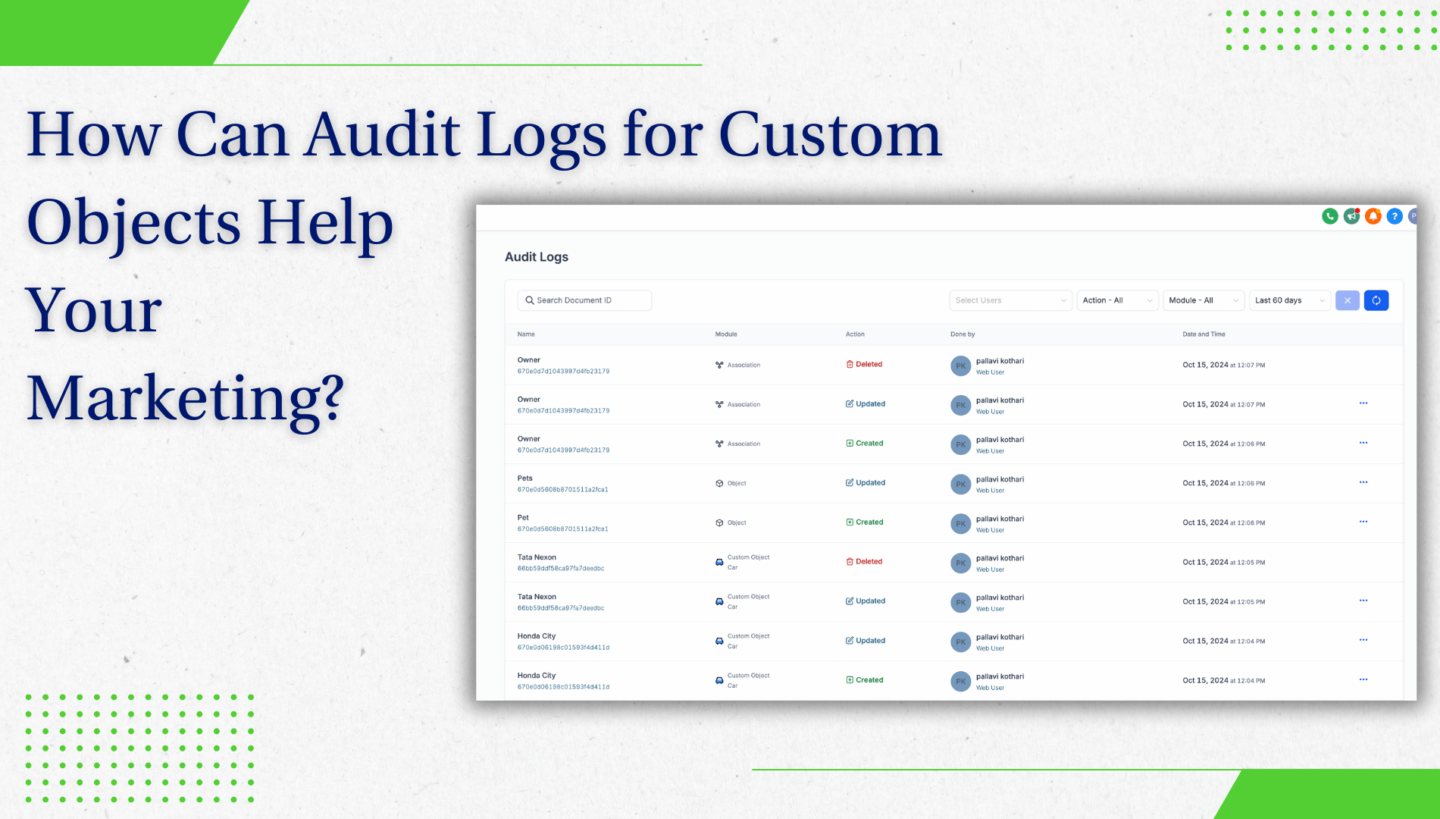 How Can Audit Logs for Custom Objects Help - GHL (GoHighLevel) Updates ...