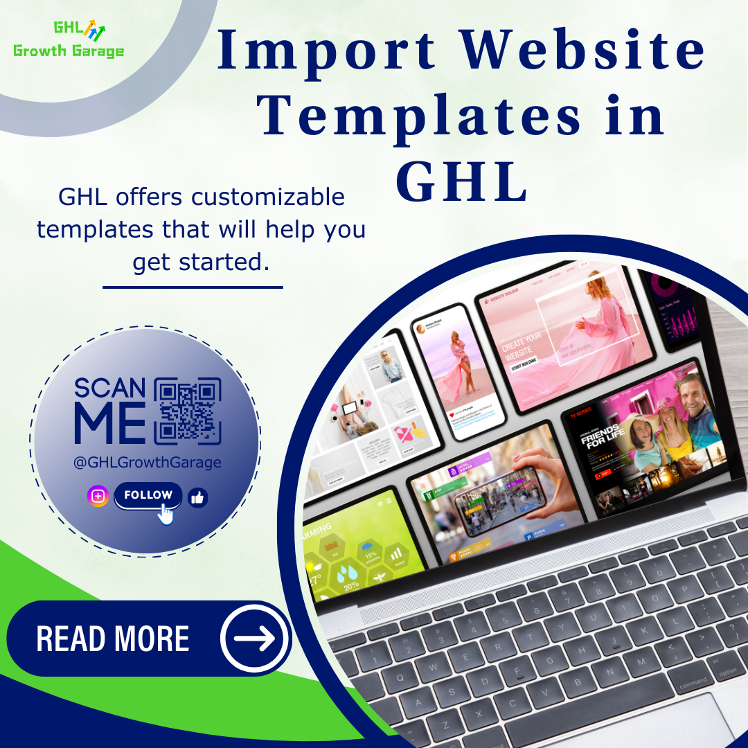 Effortless Website Creation with GHL Templates · GHL Growth Garage