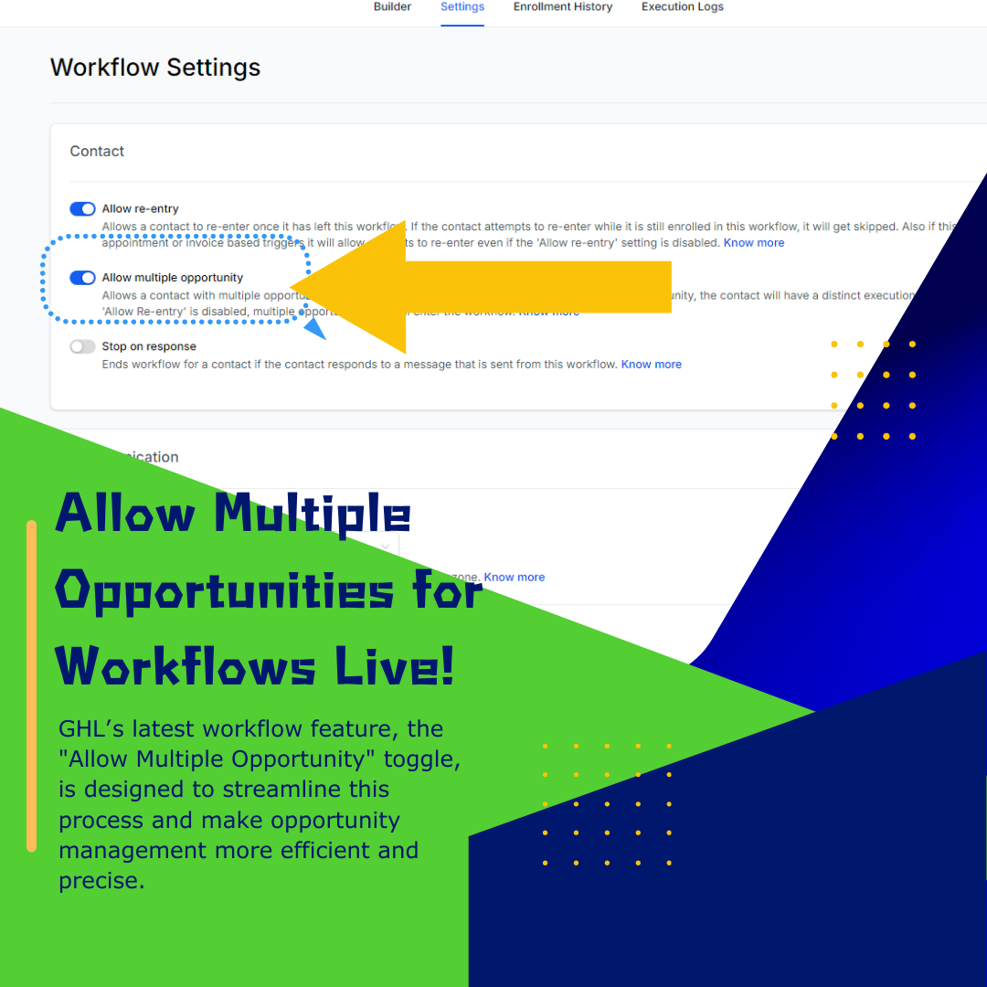 Allow Multiple Opportunities for Workflows Live! · GHL Growth Garage