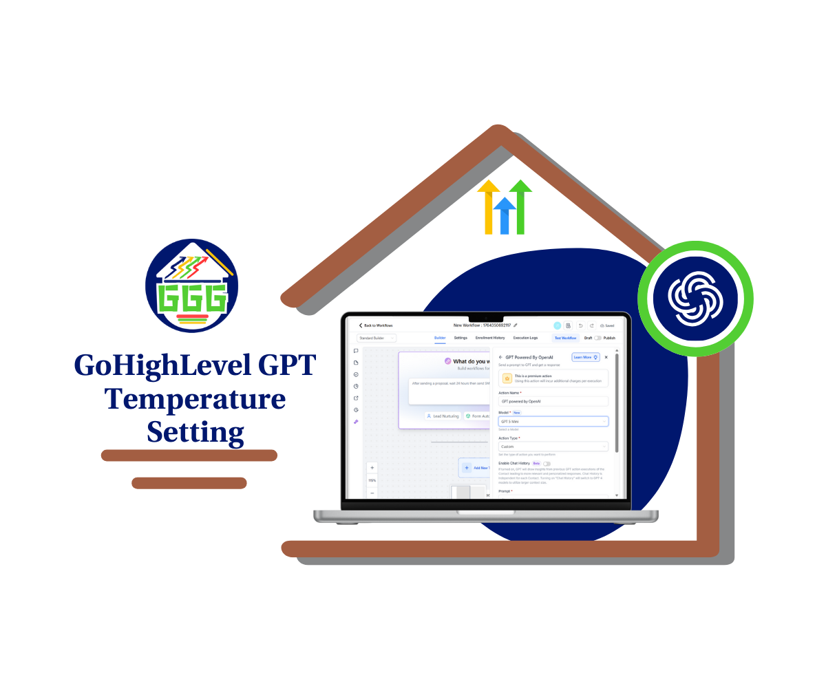 GPT-5 Models No Longer Show Temperature Setting · GHL Growth Garage