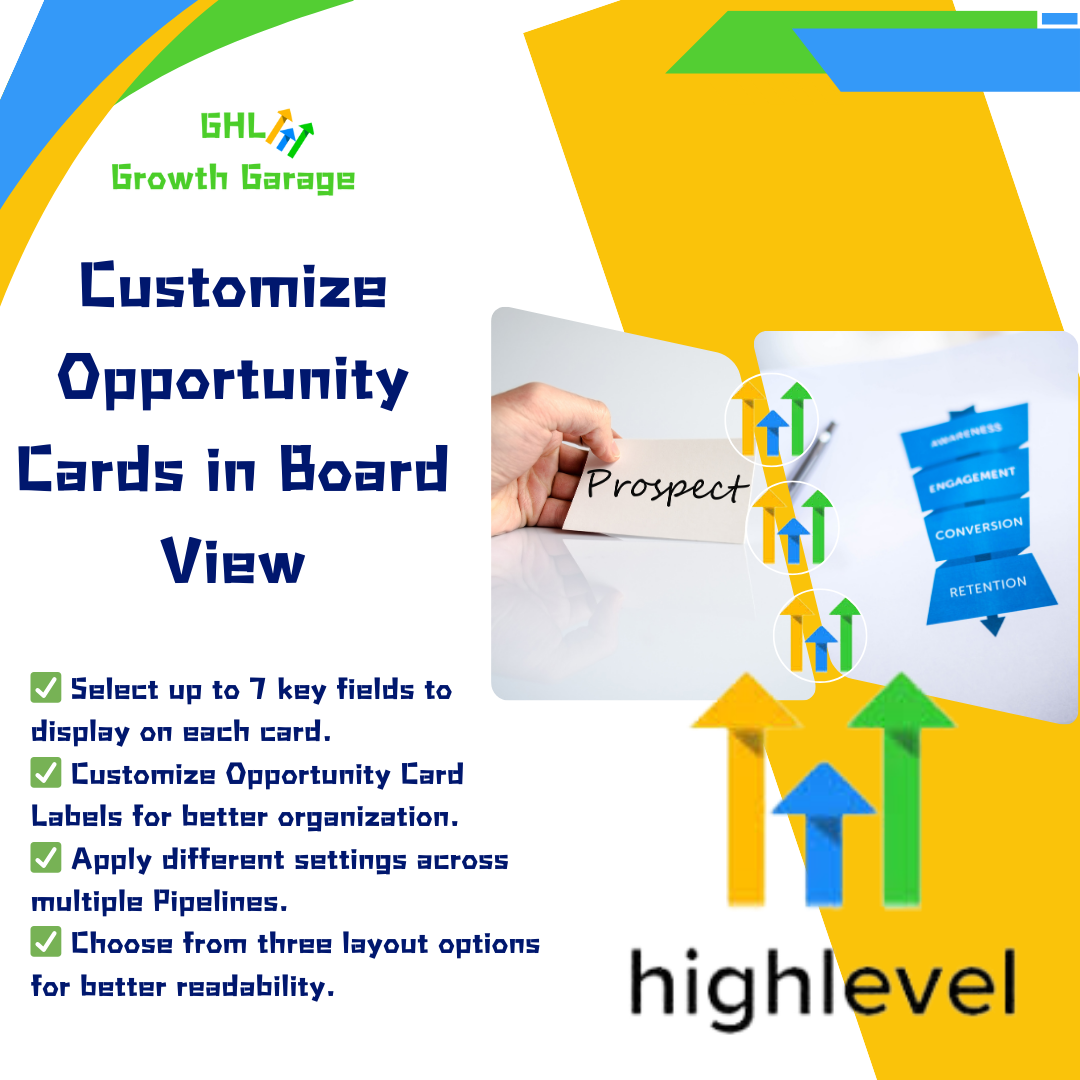 🚀 Customize Opportunity Cards in Board View! · GHL Growth Garage