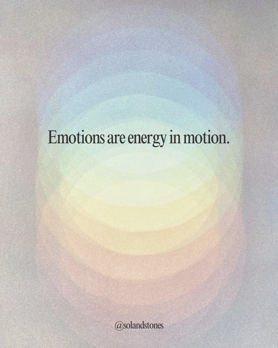 💜 Emotions are energy in motion. 💜 · Energy Healing For Abundance