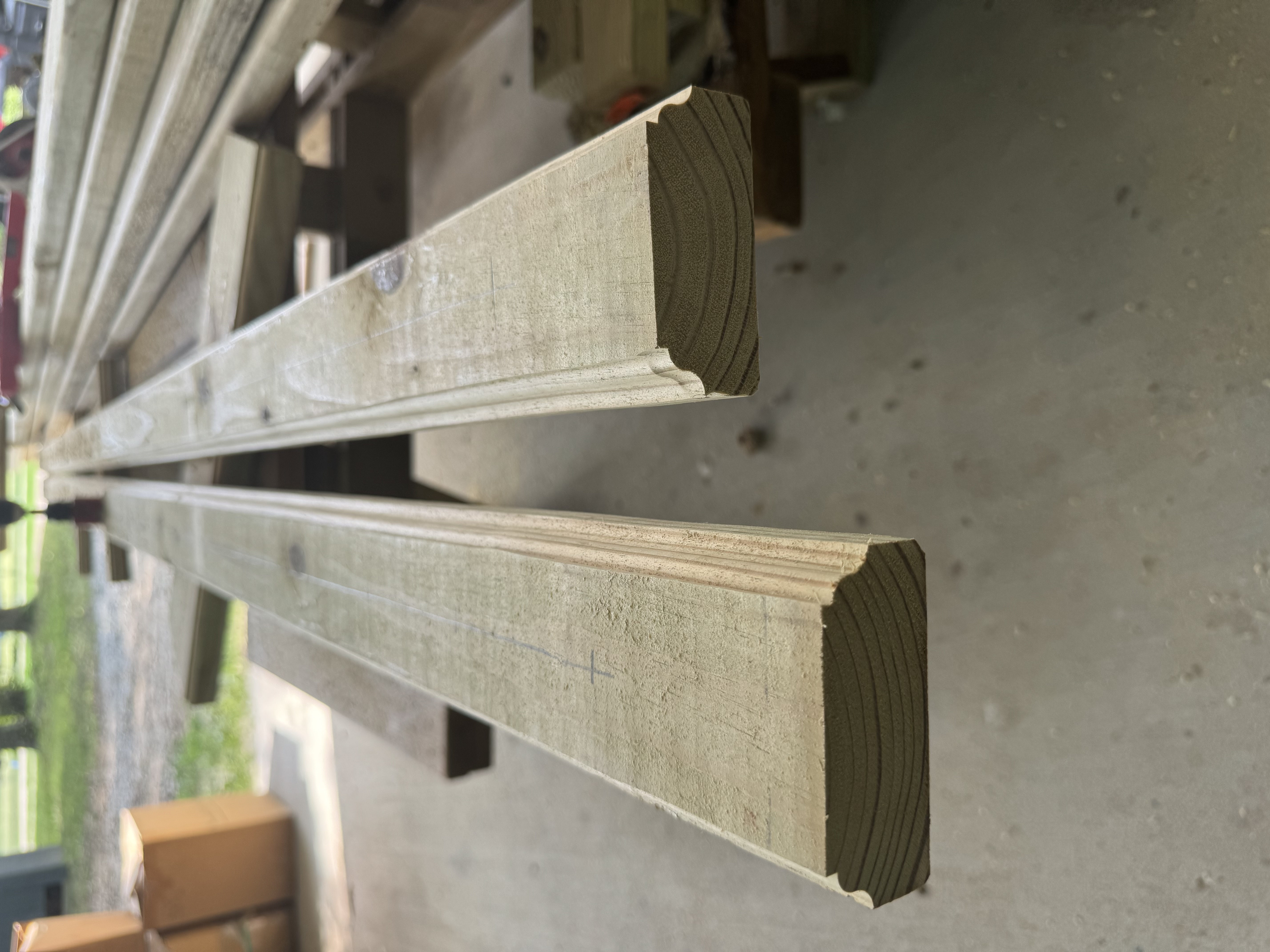 Bamboo rails · Olives