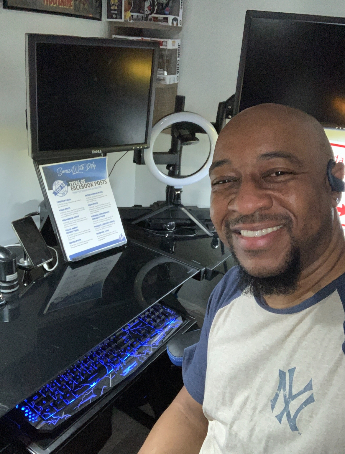 Me in my work space · Scaling with Content
