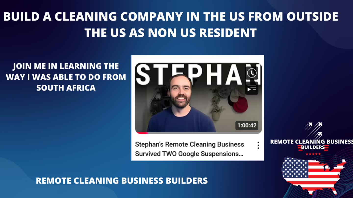 Remote Cleaning Business