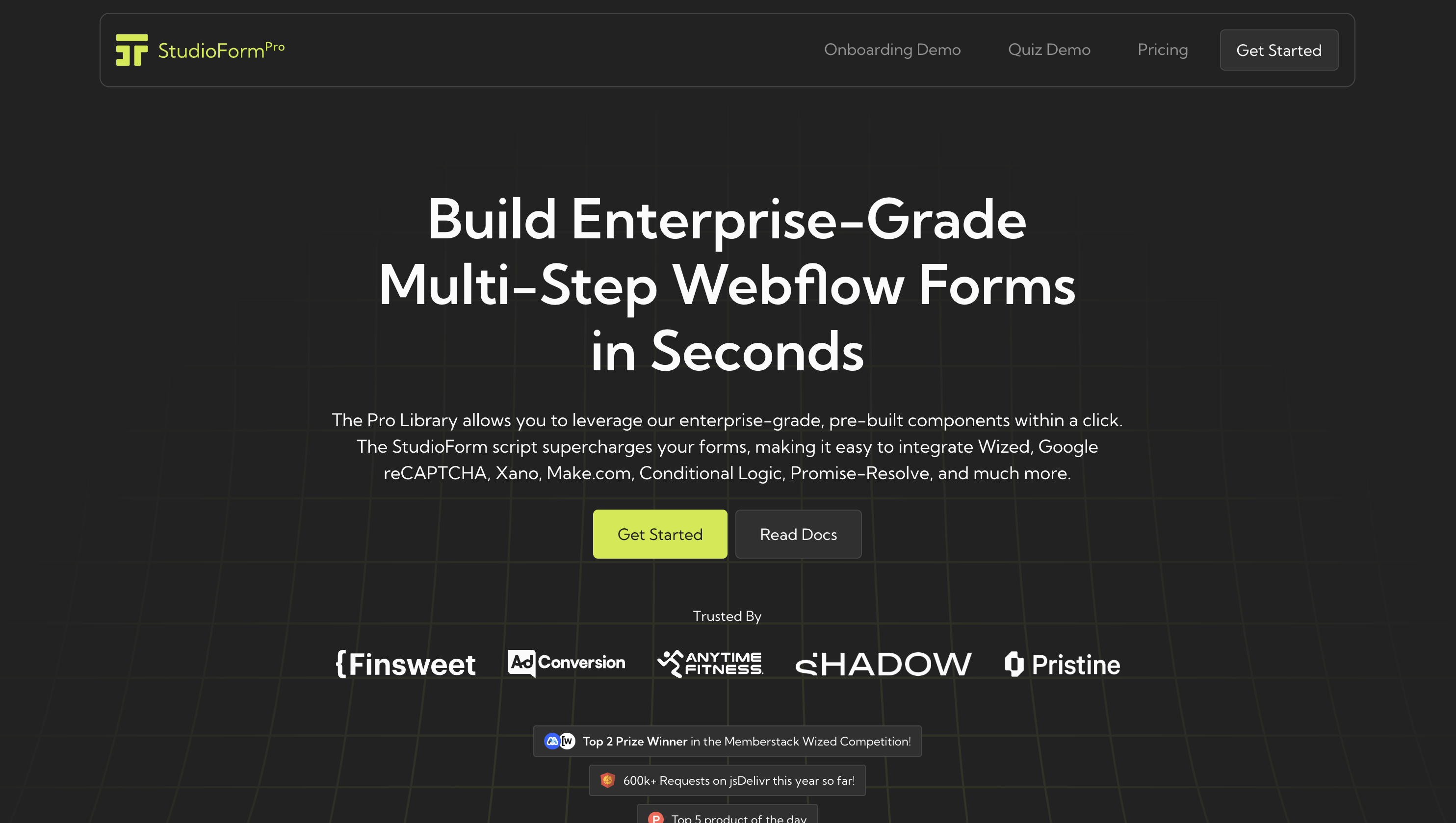 Studio Form: Enterprise-Grade Multi-Step Forms in Seconds · Snappy ...