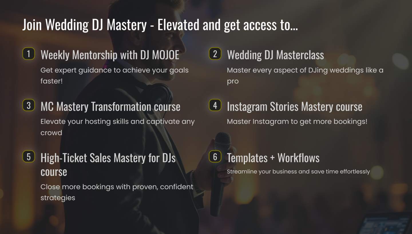 Wedding DJ Mastery - Elevated