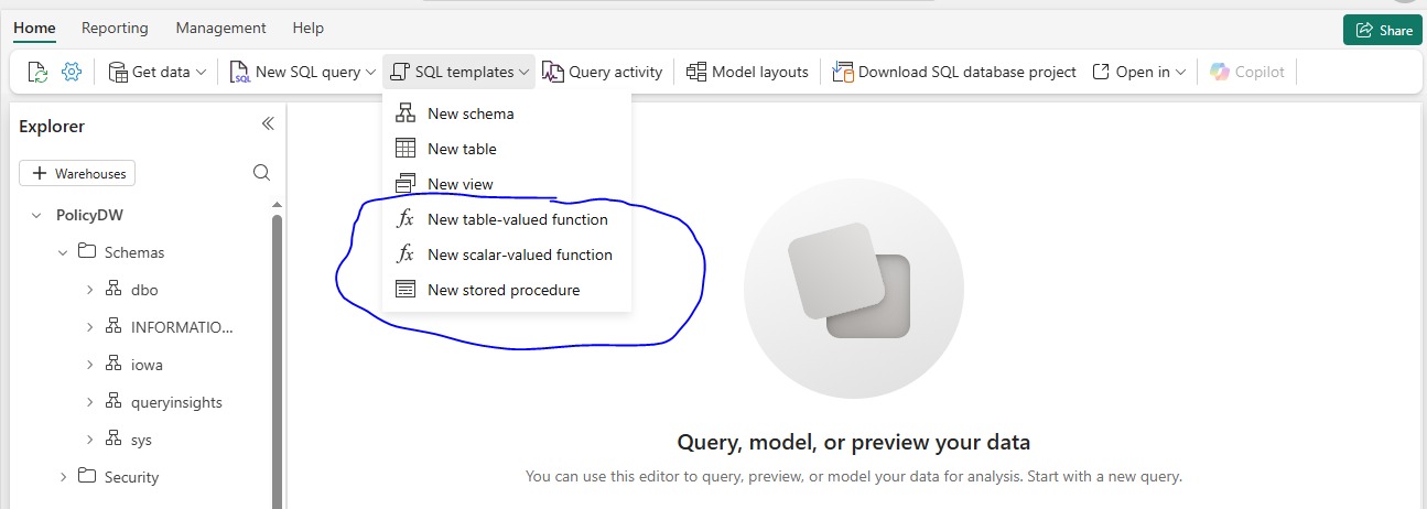 SQL Templates Now Support New Function and Procedure Type · Learn ...