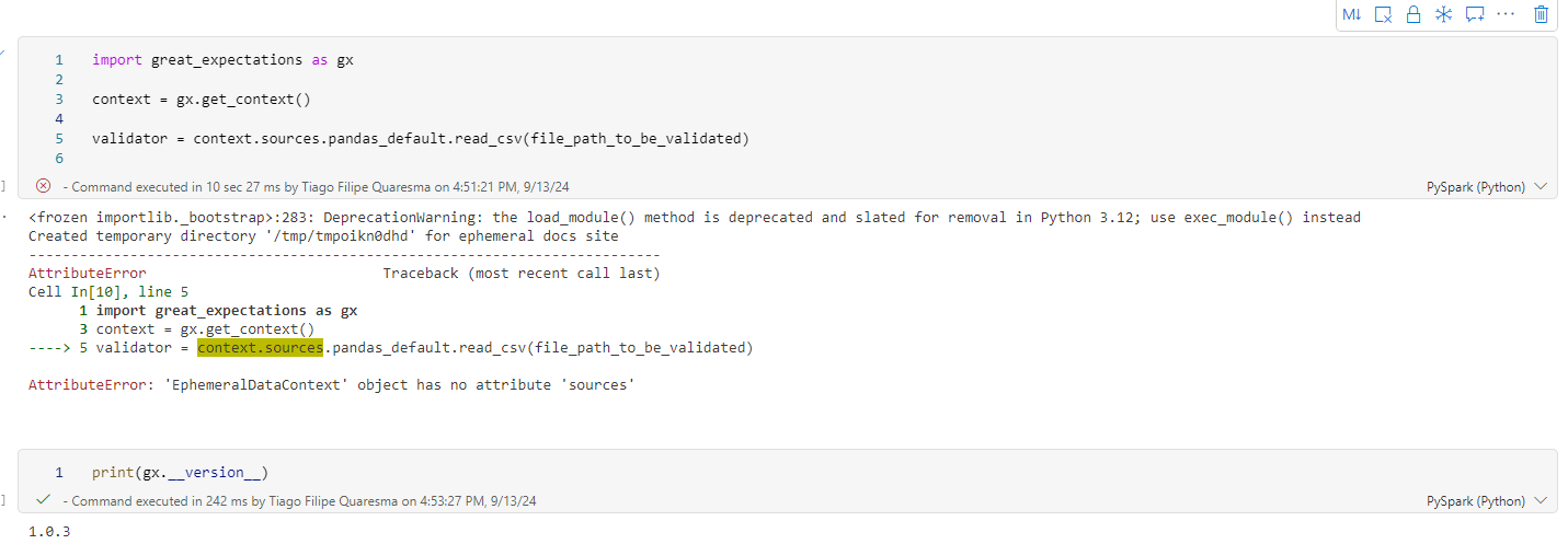 Schema-validation of incoming files with Great Expectations · Learn Microsoft Fabric