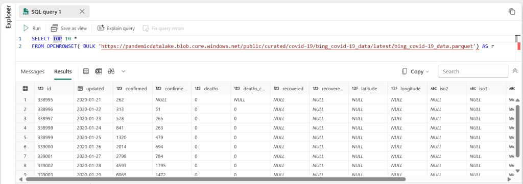 BULK INSERT and OPENROWSET added to Fabric Data Warehouse (preview) · Learn Microsoft Fabric