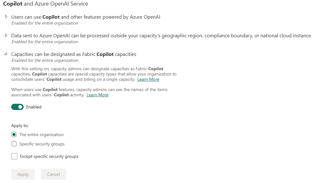 Introducing Fabric Copilot capacity 😯 · Learn Microsoft Fabric