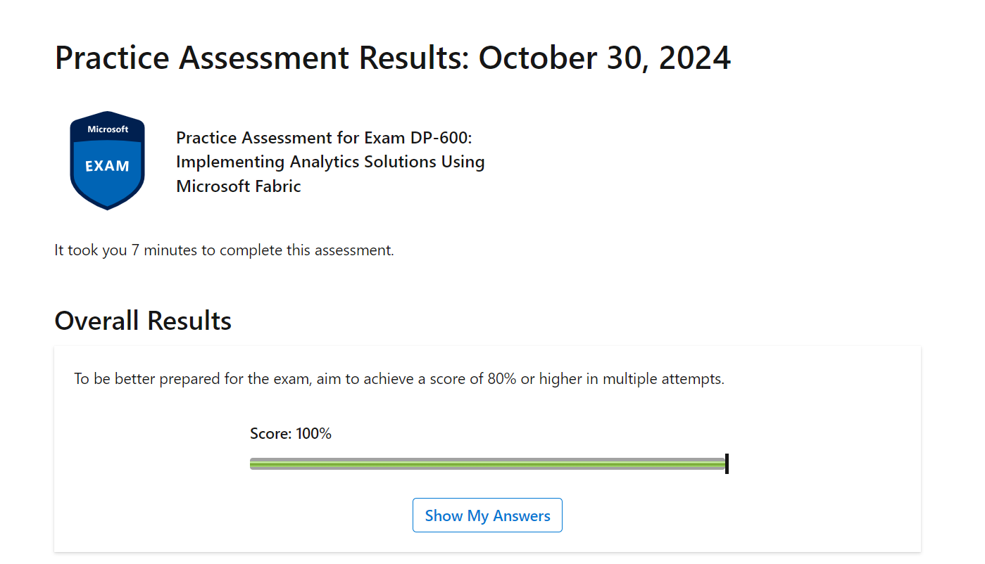 Have my exam tomorrow! + Microsoft tricked :- · Learn Microsoft Fabric