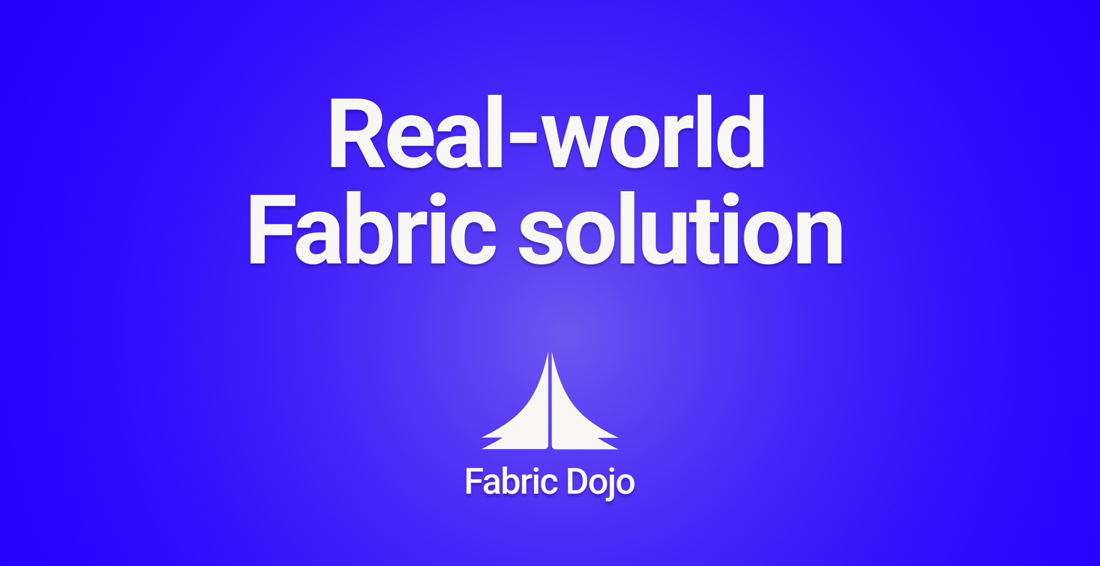 We're building a Real-World Fabric Platform (10 week build!) · Learn ...