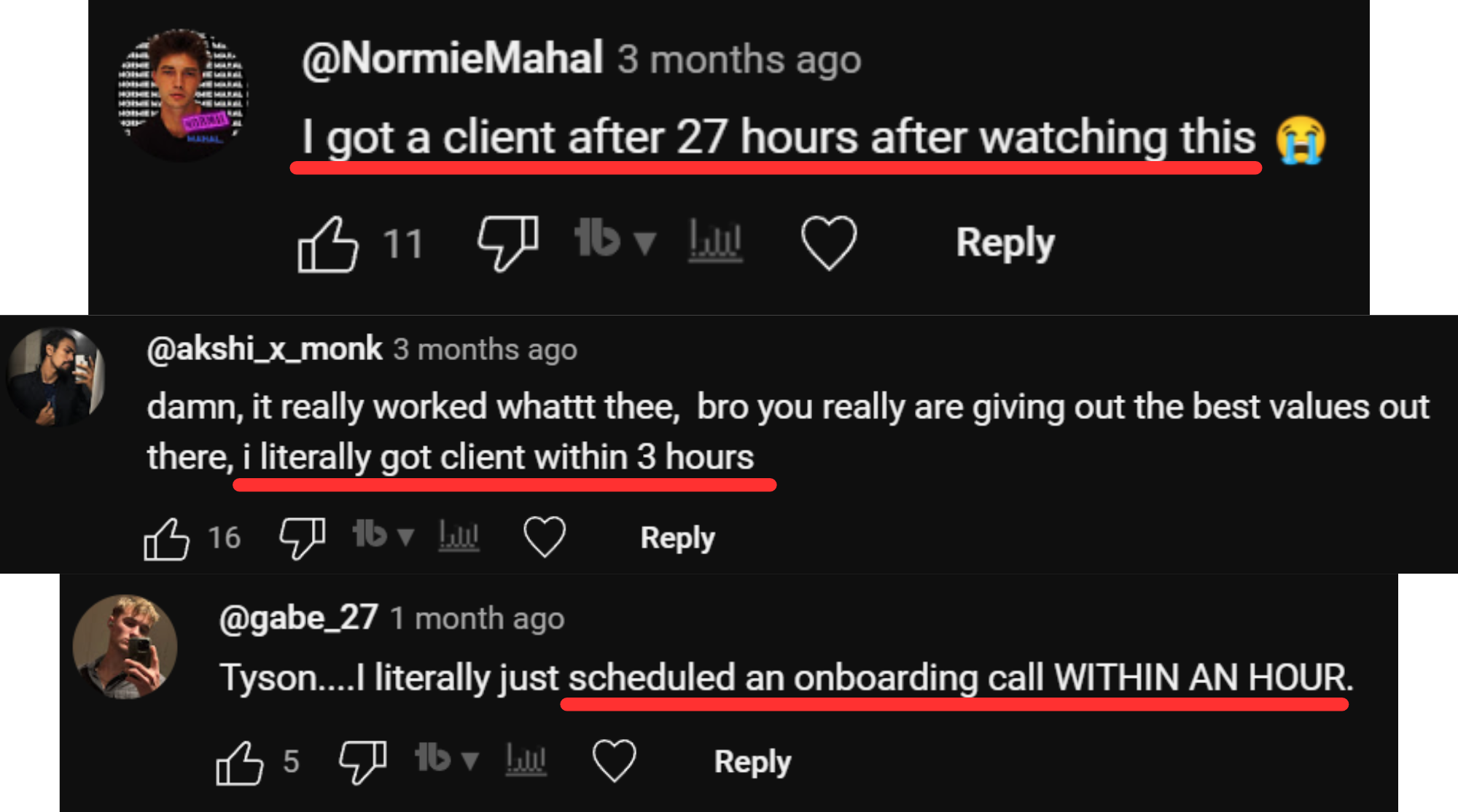 How they closed clients in 3 hours 👉 · 4D Copywriting Community