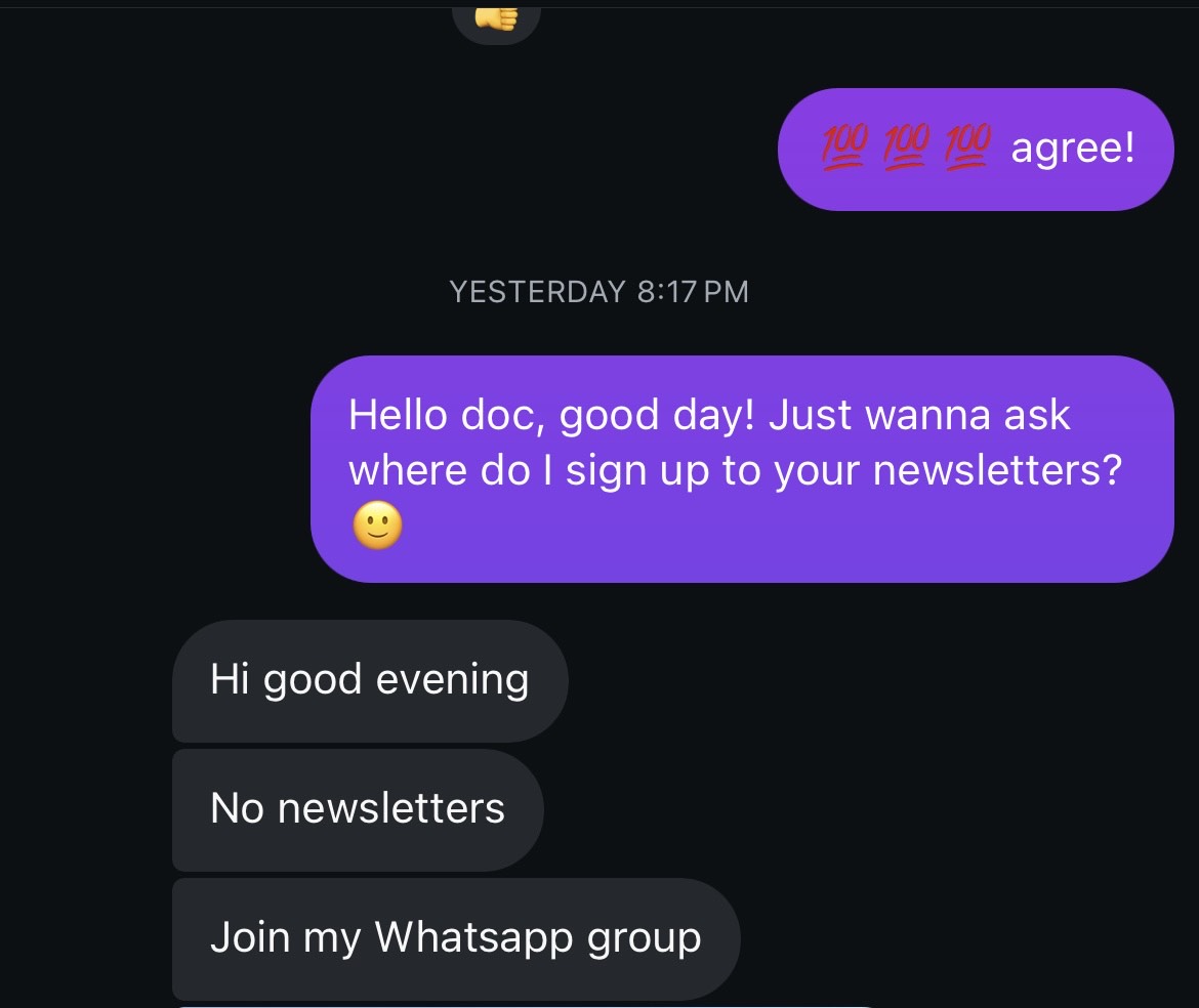 Outreach review (for a mental health coach) · 4D Copywriting Community