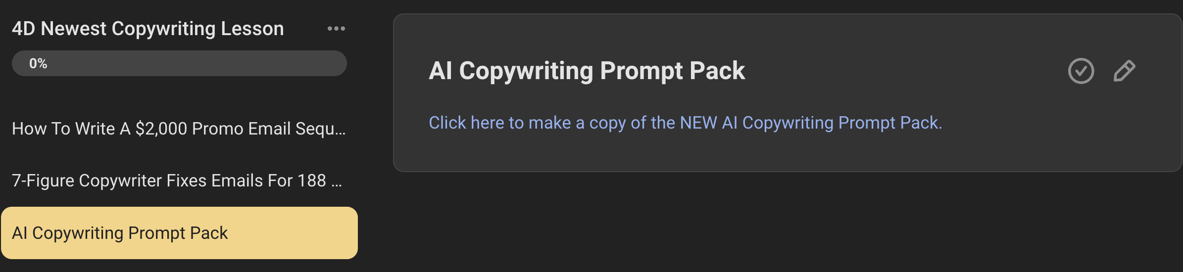 The AI Prompt Pack Is Here!!! · 4D Copywriting Community