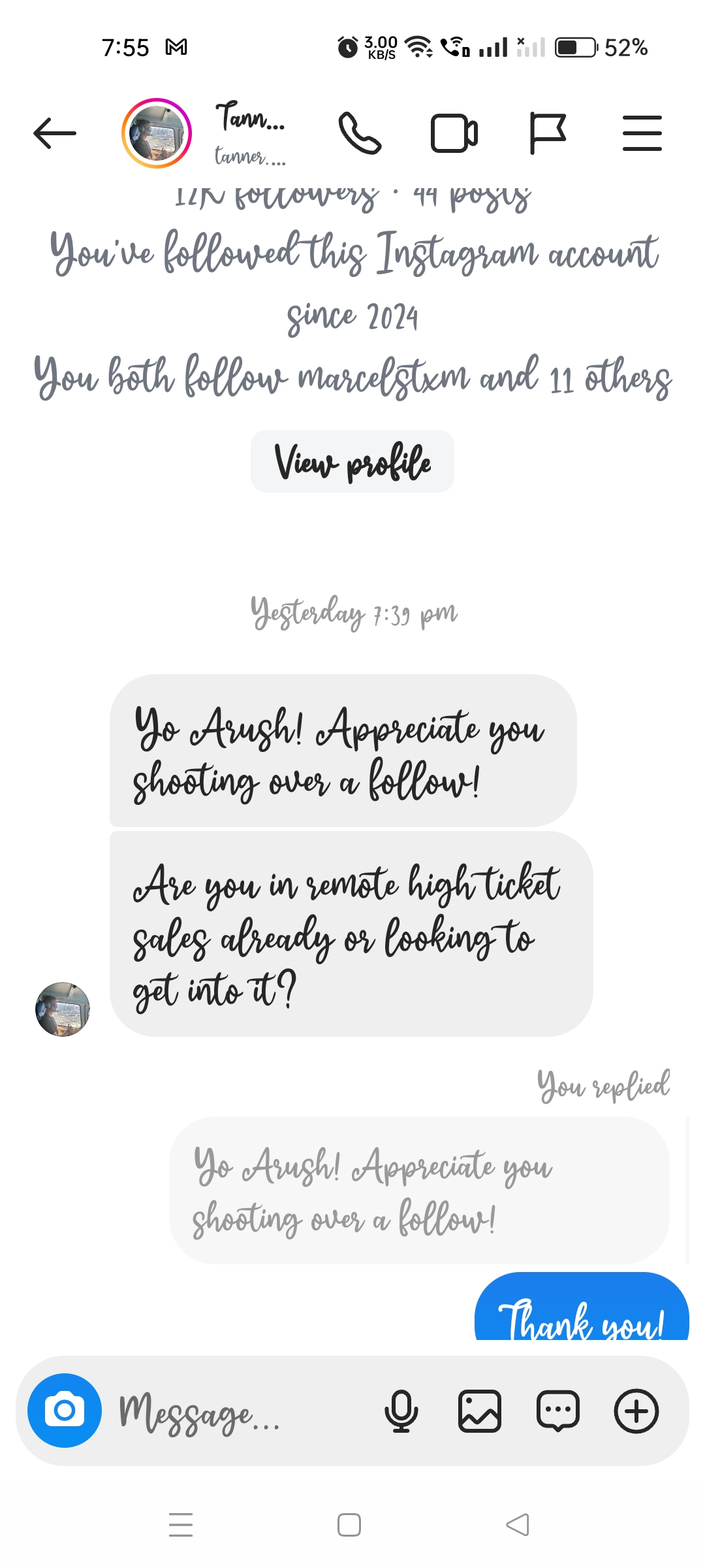 Chat what should I reply to this message like this · The 4D Copywriting ...