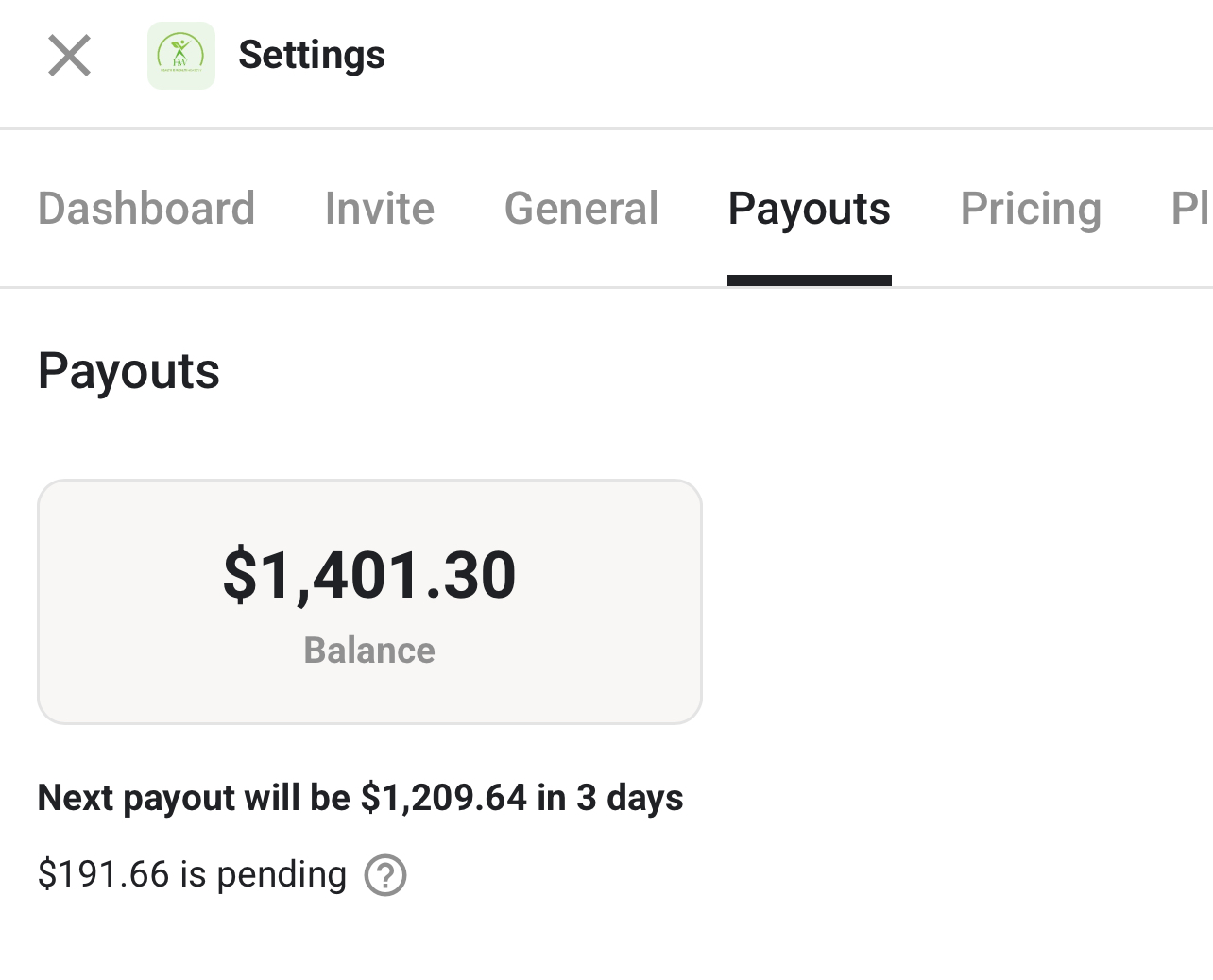 My first 4 figure payout! · Kourse (Free)