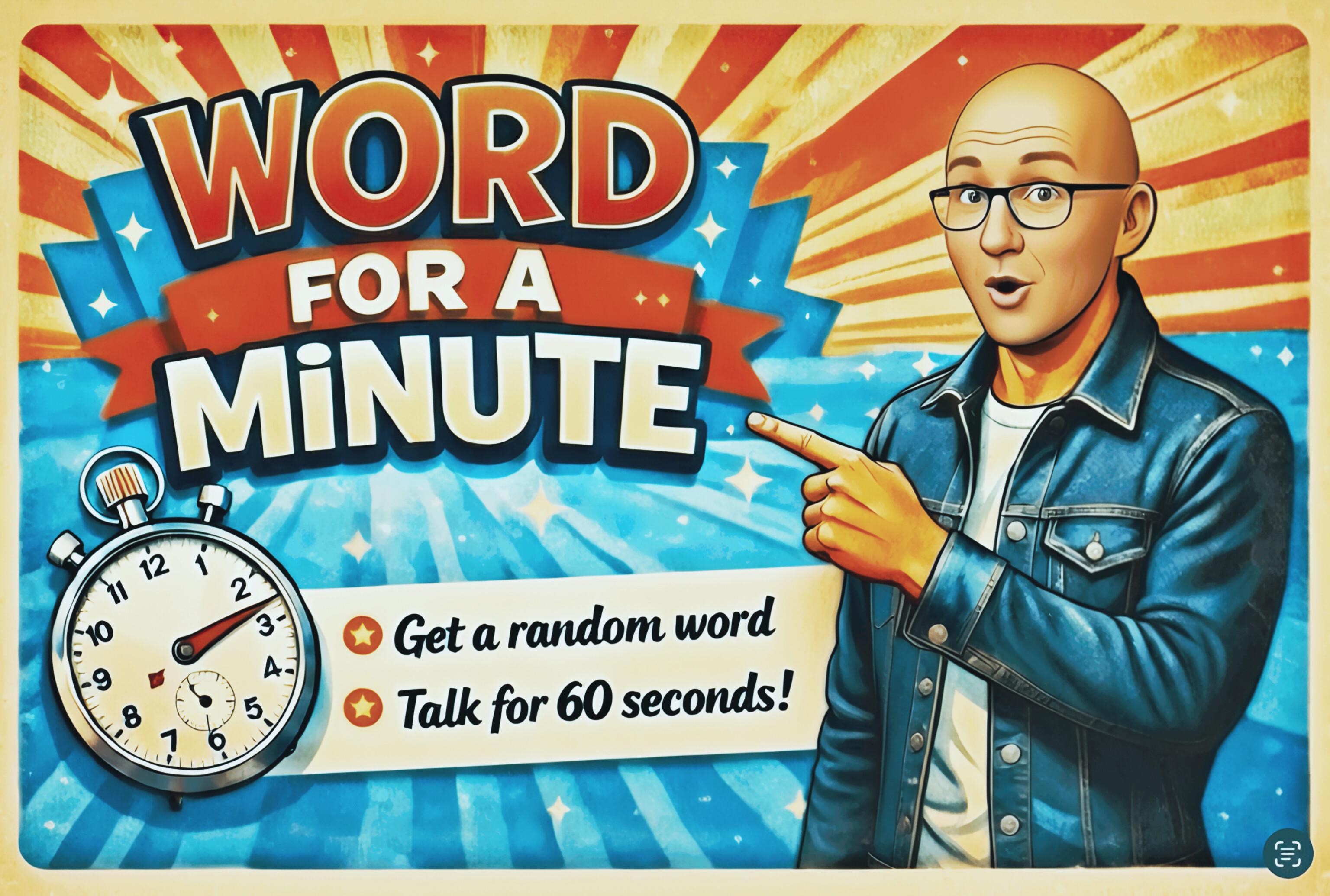 ⏱️ Word For a Minute w/ Coach Serge February 18 · Let's Master English