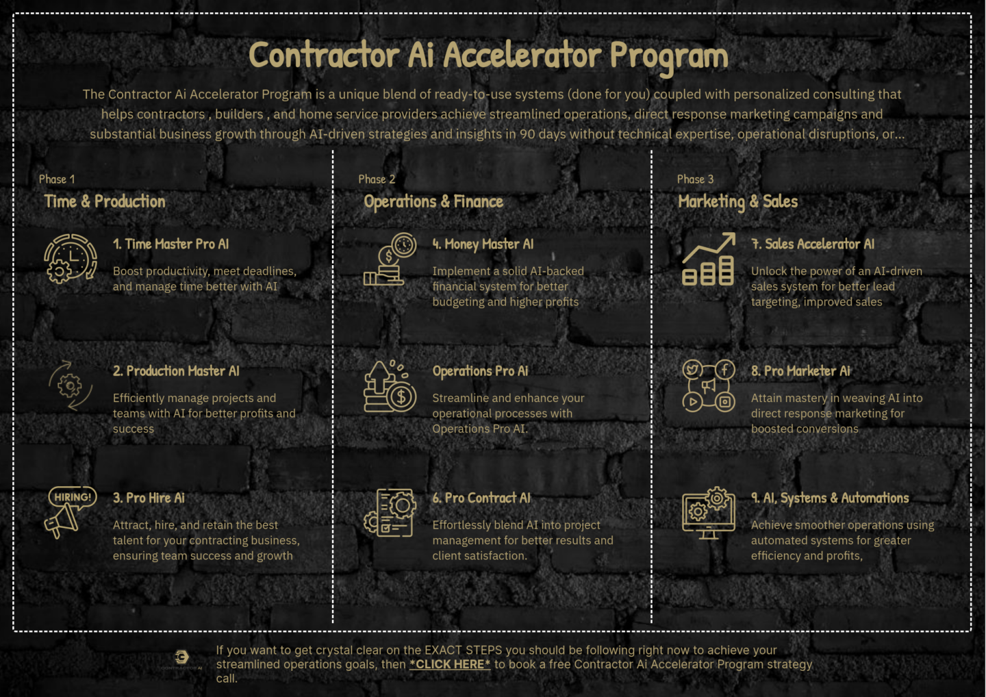 🧑‍💻 Outline and Objectives - 👋 Welcome to Contractor AI Accelerator Pro! 🚀 · Contractor AI ...