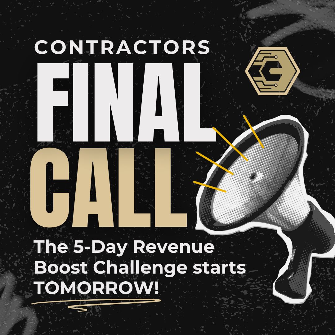 🚨 Final Call! 🚨 · Contractor AI Accelerator Pro
