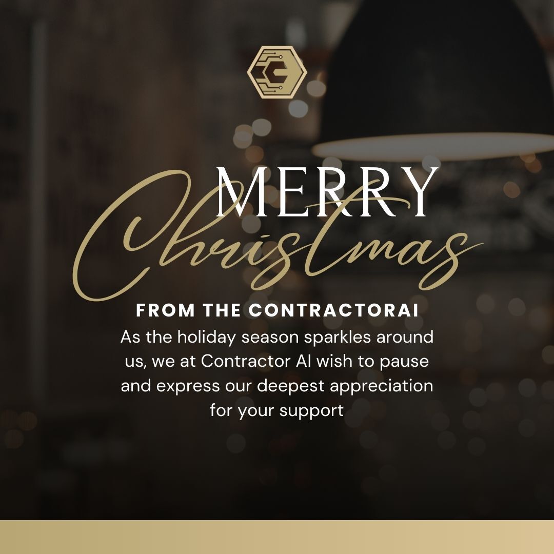 📢 Holiday Break Announcement 🎄 · Contractor AI Accelerator Pro