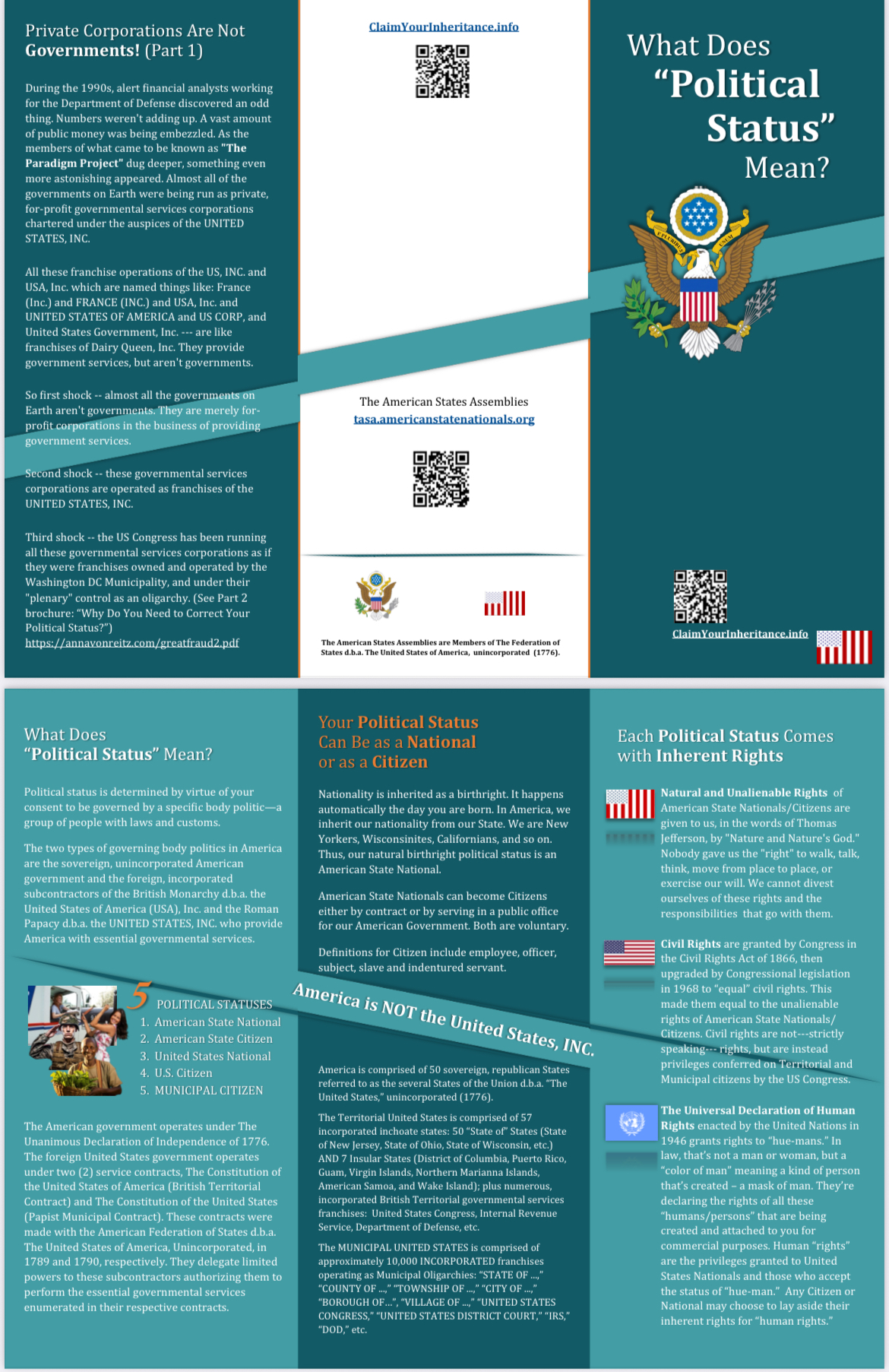 What Does "Political Status" Mean? Why Do You Need to Correct Your ...