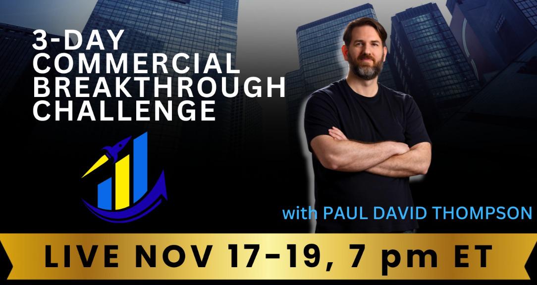 TOMORROW: Your sneak peek Into the 3-Day Commercial Breakthrough ...