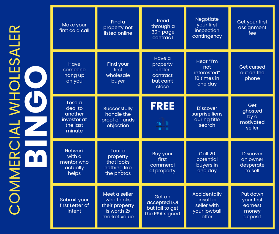 Commercial Wholesaler Bingo is HERE — Only for the Bold 🎯 · Commercial ...