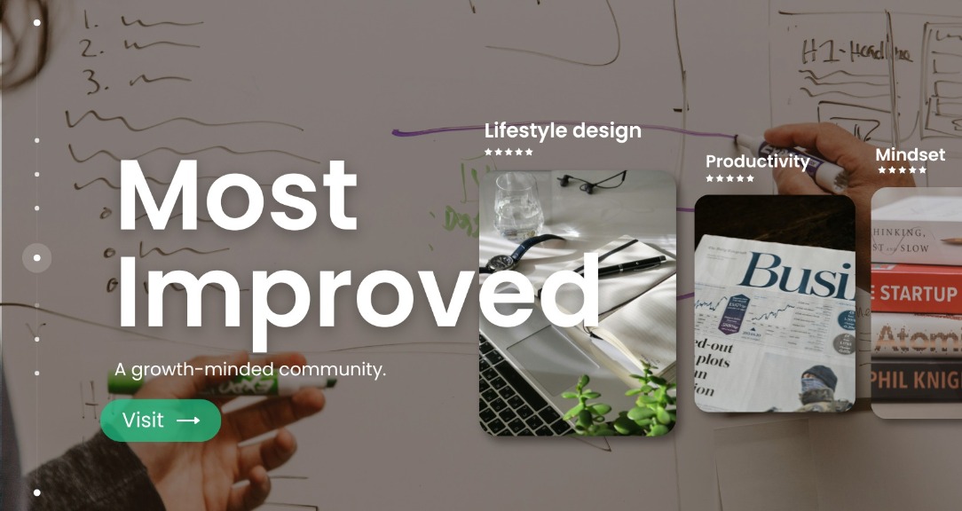 What are 3 things you’re grateful for? · Most Improved