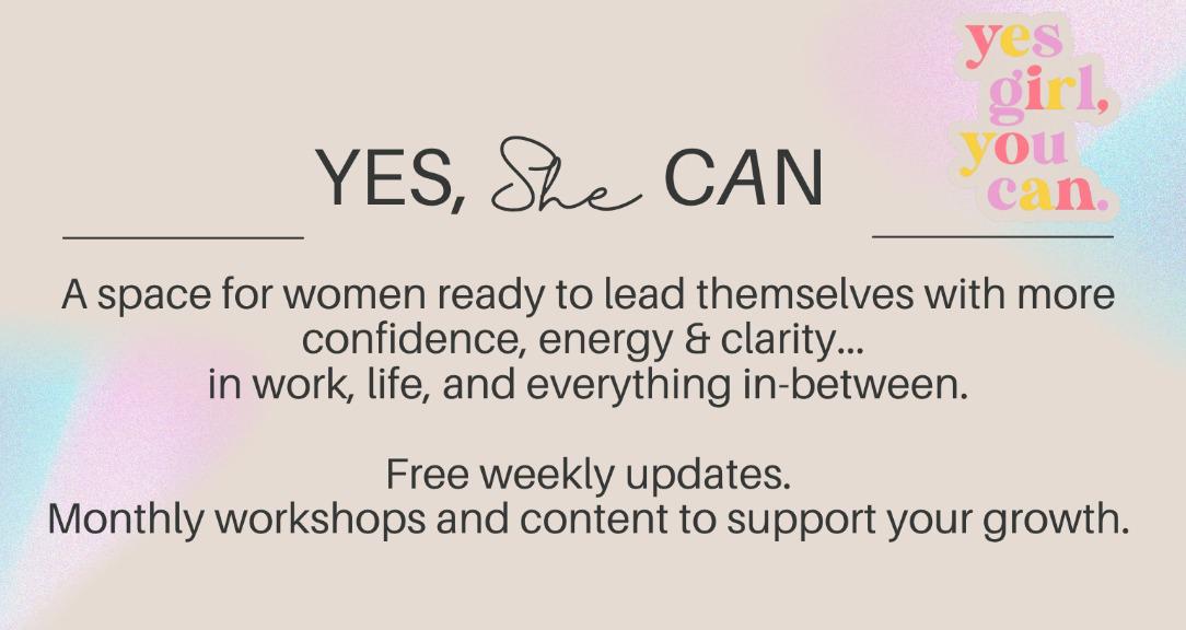 Calendar · Yes, She Can!