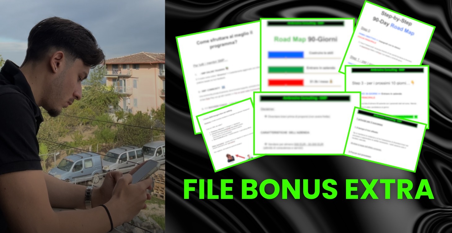 Come fare un x10 alla tua performance - File Bonus Extra · Setter ...