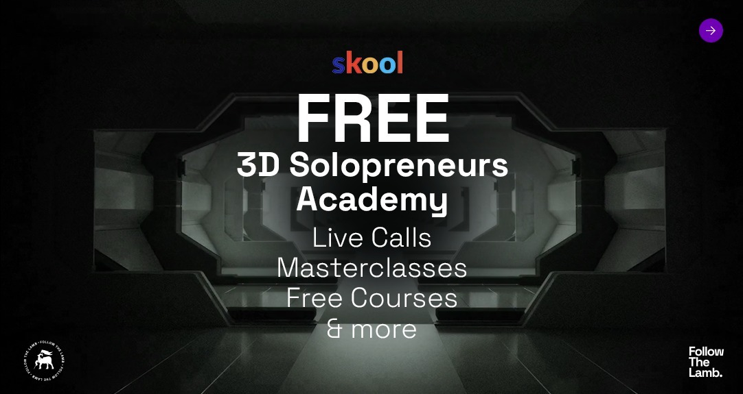 3D Generalist · 3D Solopreneurs Academy (FREE)